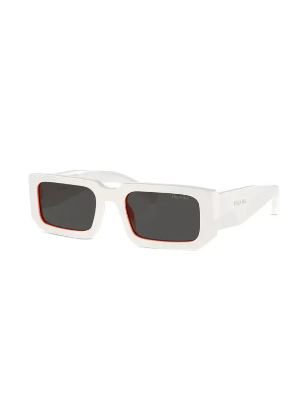 Prada Rectangular Sunglasses - White