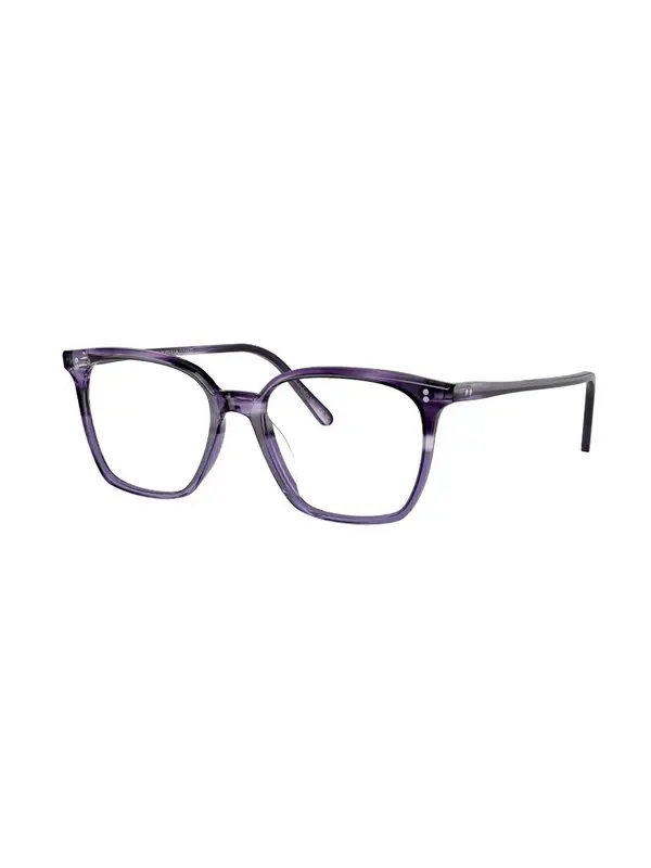 Oliver Spencer Square-frame Glasses - Purple
