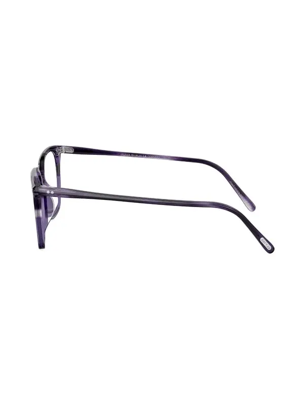 Oliver Spencer Square-frame Glasses - Purple