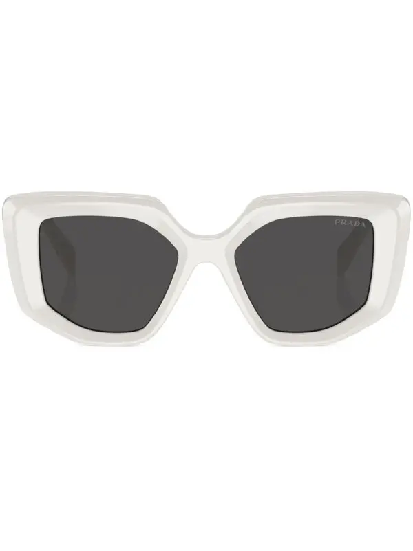 Prada Cat-eye Frame Sunglasses - White