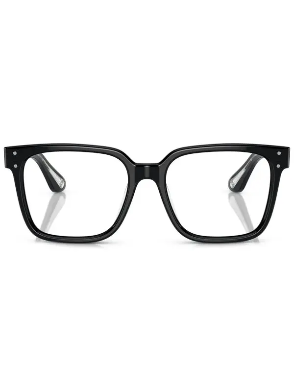 Oliver Spencer Square-frame Glasses - Black