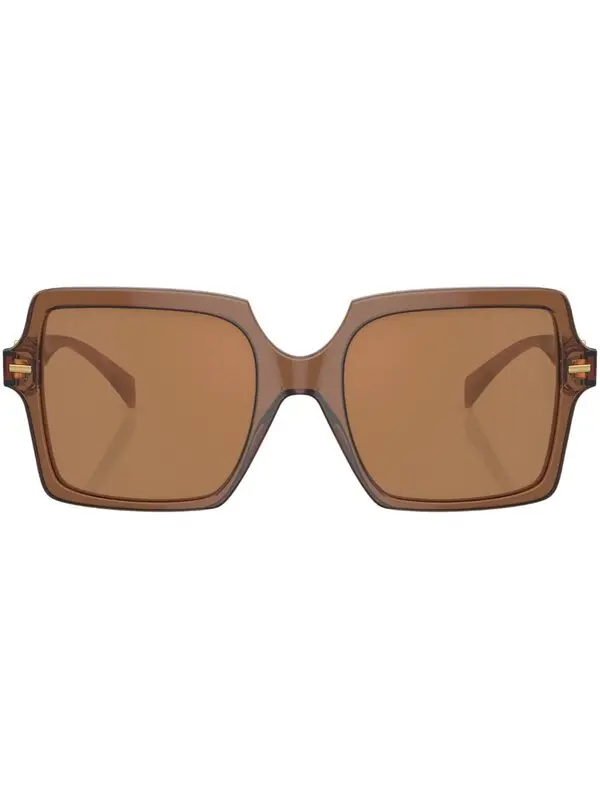 Versace Medusa Oversized Sunglasses - Brown