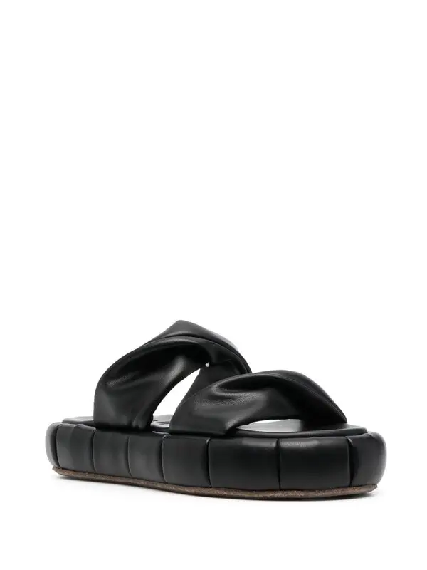 THEMOIRE Air Platform Sandals - Black