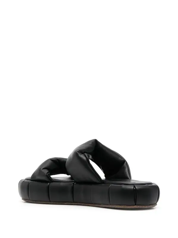 THEMOIRE Air Platform Sandals - Black