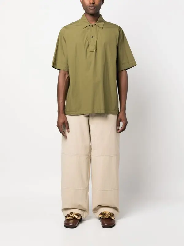 PRESIDENT’S Short-sleeve Cotton Shirt