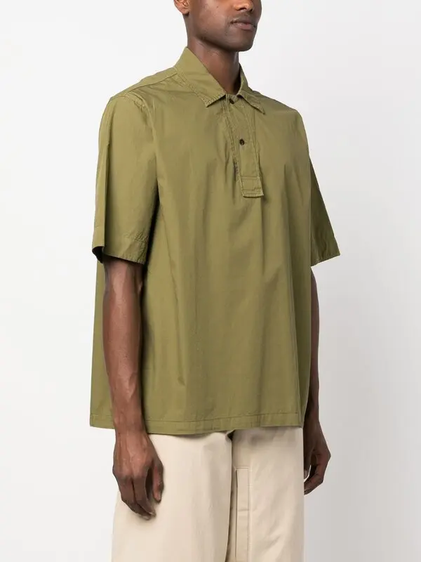 PRESIDENT’S Short-sleeve Cotton Shirt