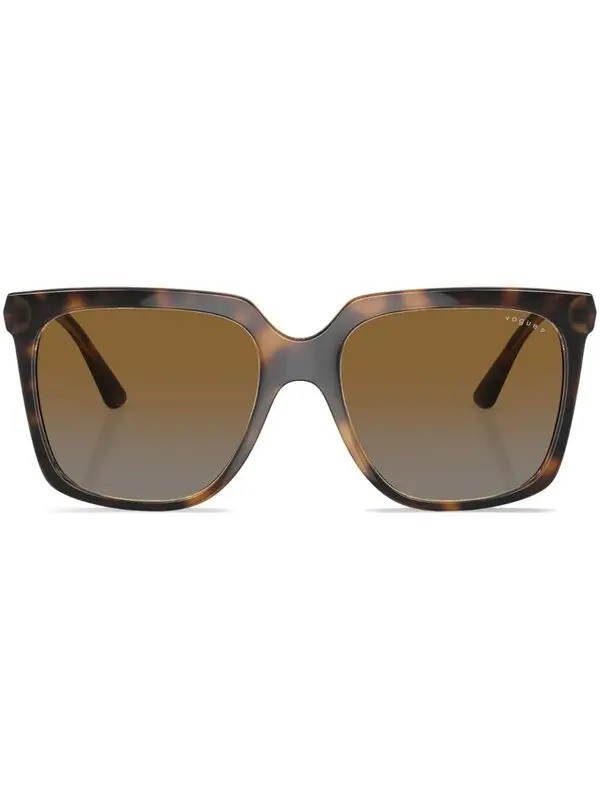 VOGUE EYEWEAR Tortoiseshell Square-frame Sunglasses - Brown