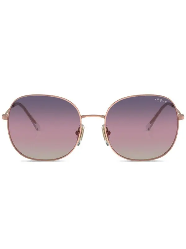 VOGUE EYEWEAR Round-frame Sunglasses - Gold