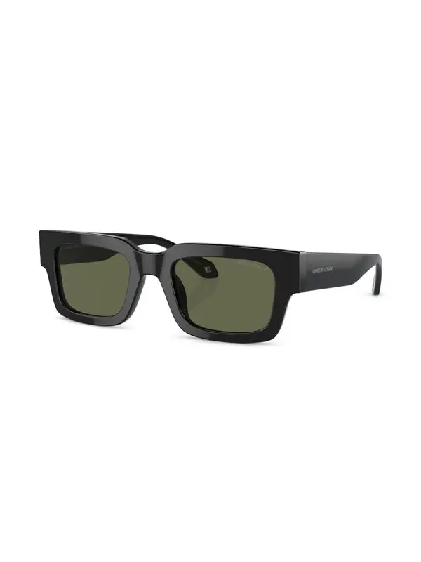 Giorgio Armani Rectangle Sunglasses - Black