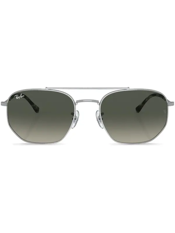 Ray-ban Square Frame Sunglasses - Silver