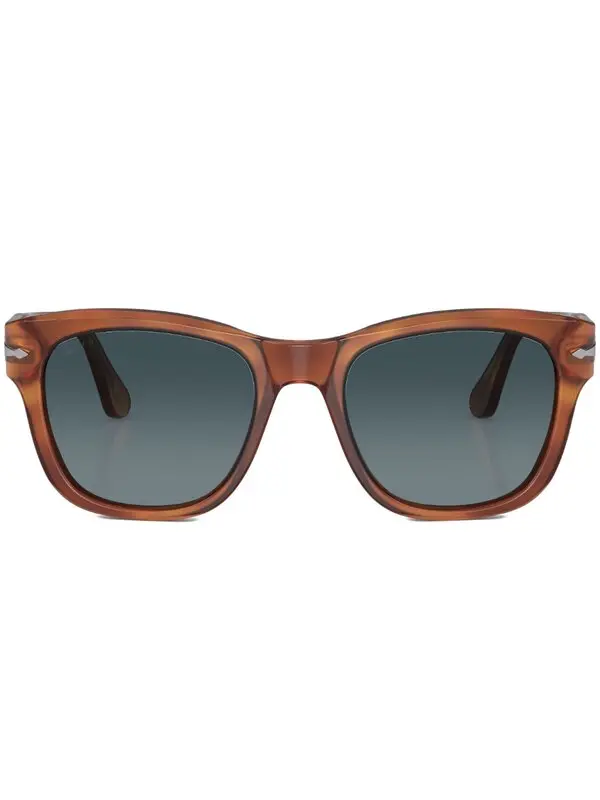 Persol Round-frame Sunglasses - Brown