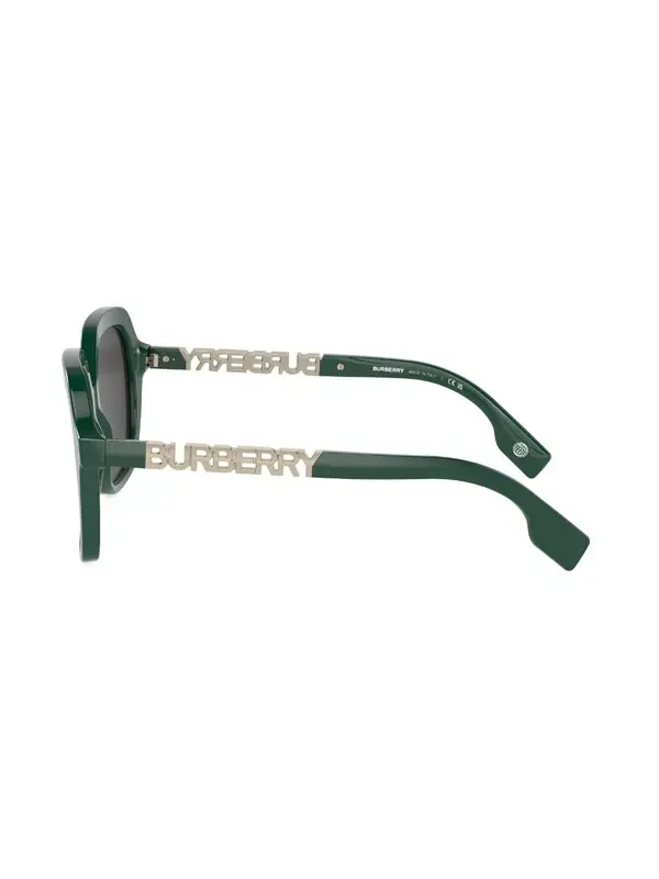 Burberry Joni Logo-lettering Sunglasses - Green