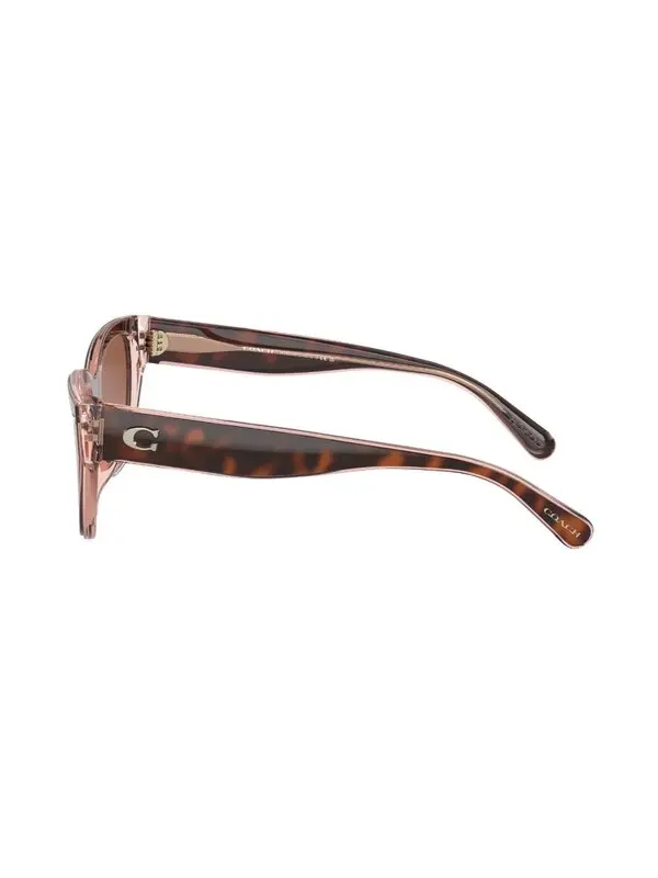 COACH Tortoiseshell Cat Eye Sunglasses