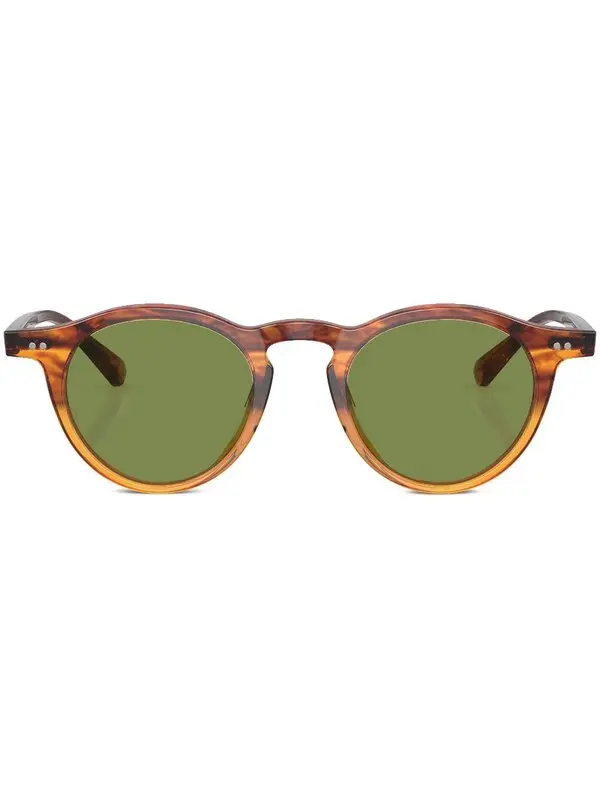 Oliver Spencer Round-frame Sunglasses - Brown