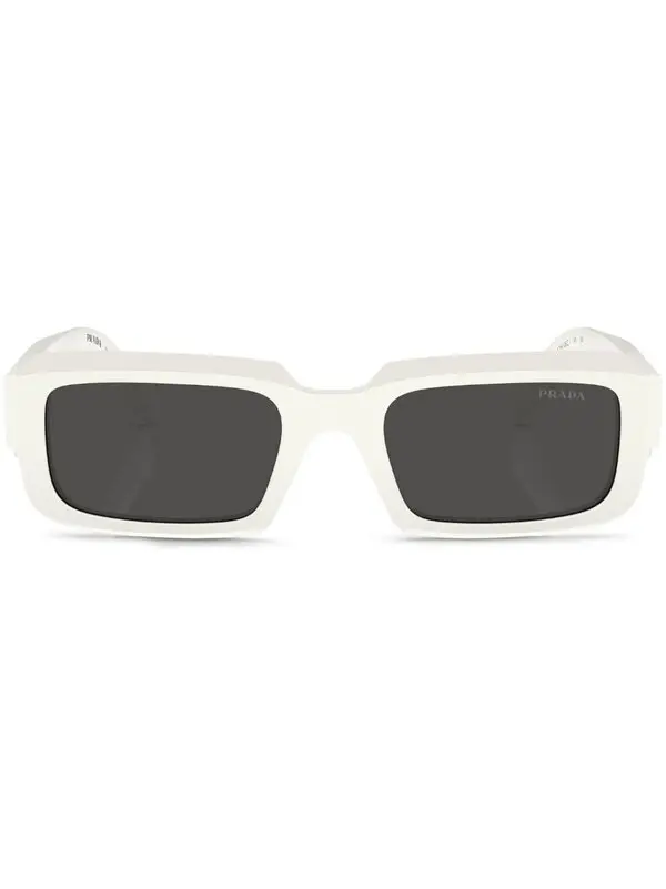 Prada Rectangle-frame Sunglasses - White