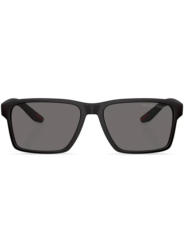 Prada Rectangle-frame Sunglasses - Black