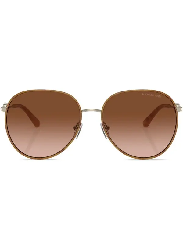 Michael Kors Empire Round-frame Sunglasses - Brown