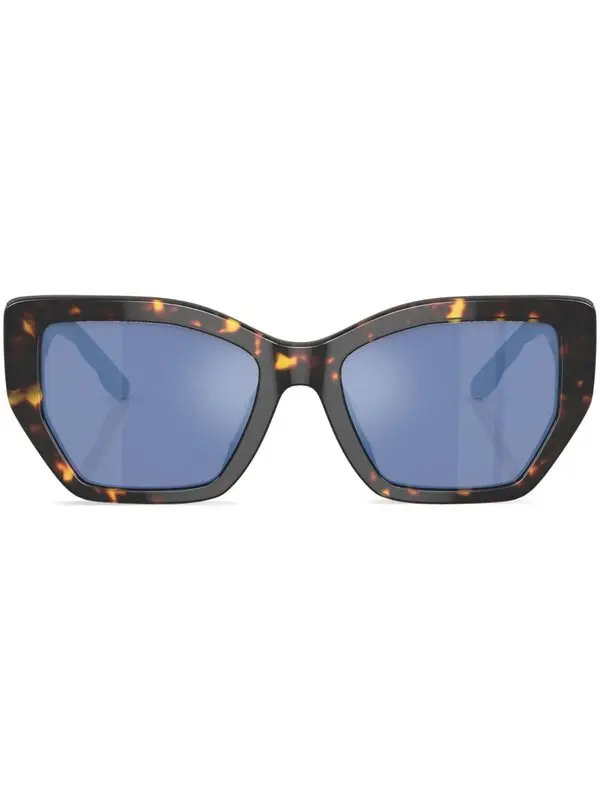 Tory Burch Geometric-frame Sunglasses - Green