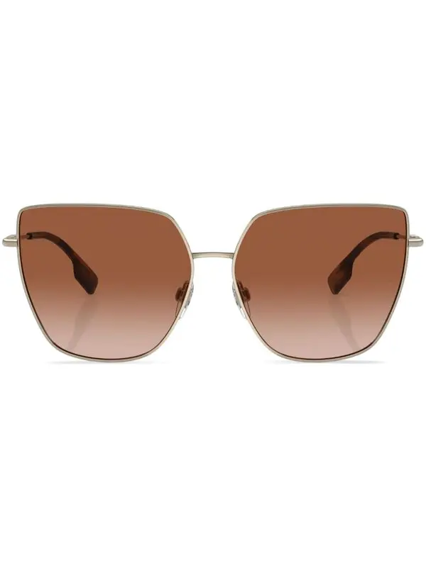 Burberry Alexis Cat-eye Frame Sunglasses - Gold