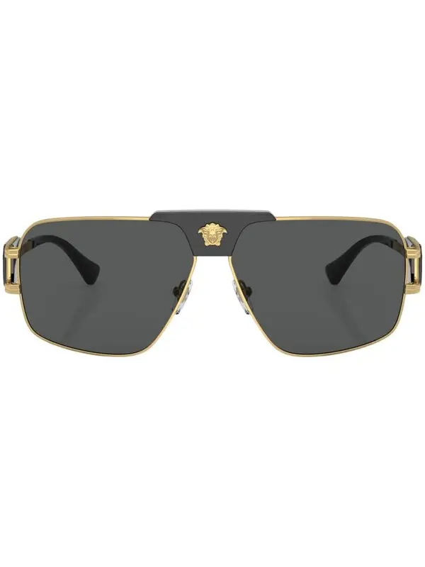 Versace Square-frame Sunglasses - Gold