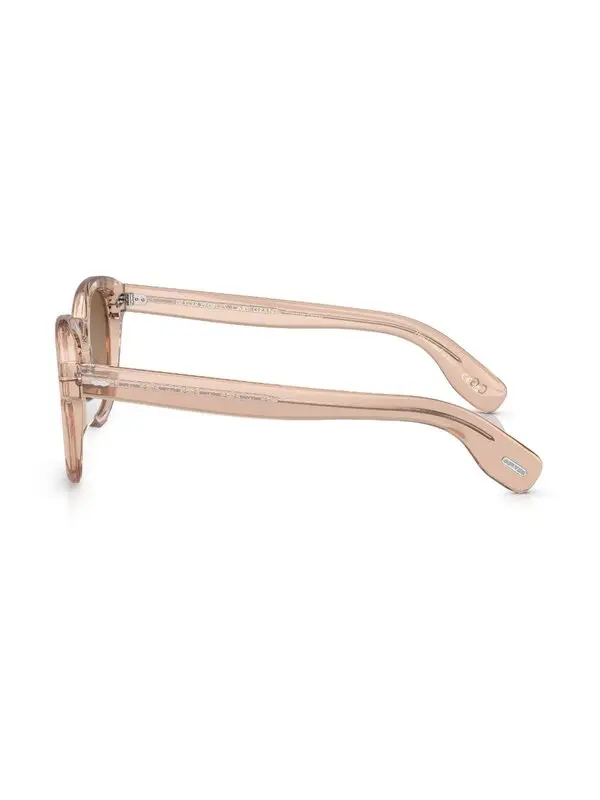 Oliver Spencer Cary Grant Round-frame Sunglasses - Pink