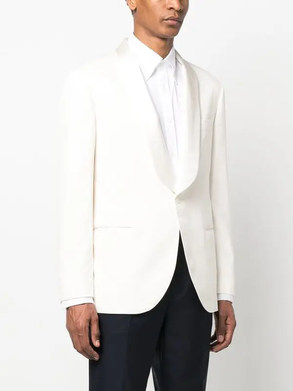 Brunello Cucinelli Silk Suit Jacket