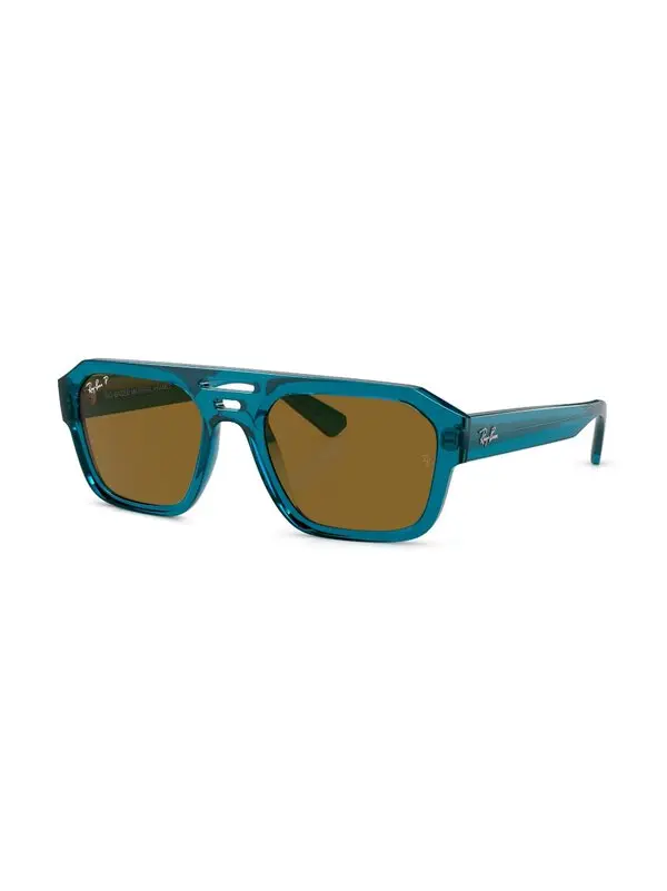 Ray-ban Corrigan Bio-based Square-frame Sunglasses - Blue