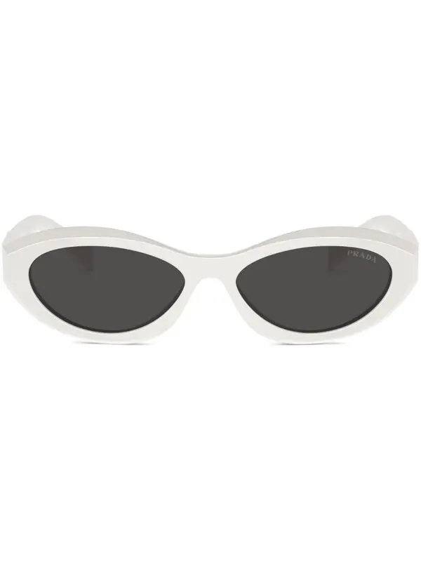 Prada Cat-eye Frame Sunglasses - White