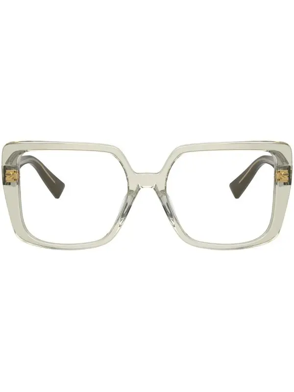 Miu Miu Oversize-frame Glasses - Metallic