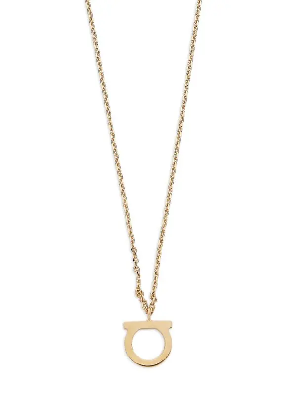 FERRAGAMO Gancini Pendant Necklace - Gold
