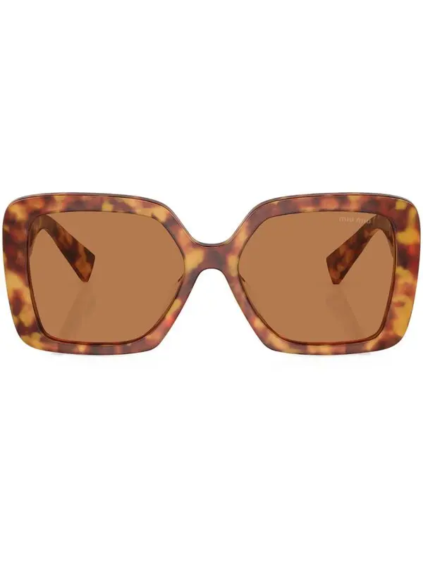 Miu Miu Square-frame Sunglasses - Green