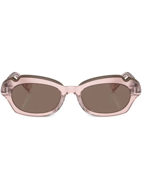 ALAIN MIKLI Transparent Round-frame Sunglasses