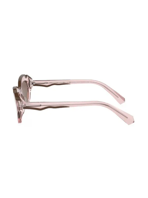 ALAIN MIKLI Transparent Round-frame Sunglasses