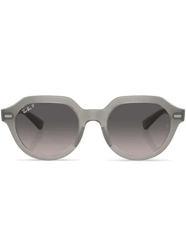 Ray-ban Gina Round-frame Sunglasses - Grey