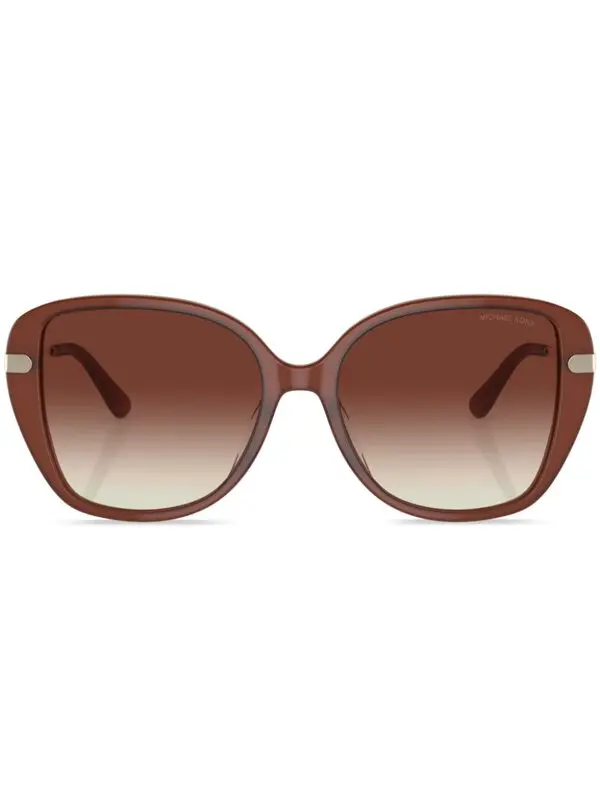 Michael Kors Flatiron Oversized-frame Sunglasses - Brown