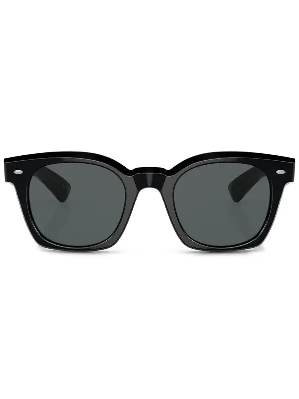 Oliver Spencer Merceaux Square Sunglasses - Black