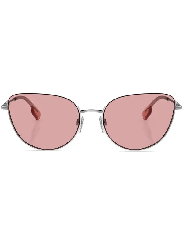 Burberry Harper Cat-eye Sunglasses - Silver