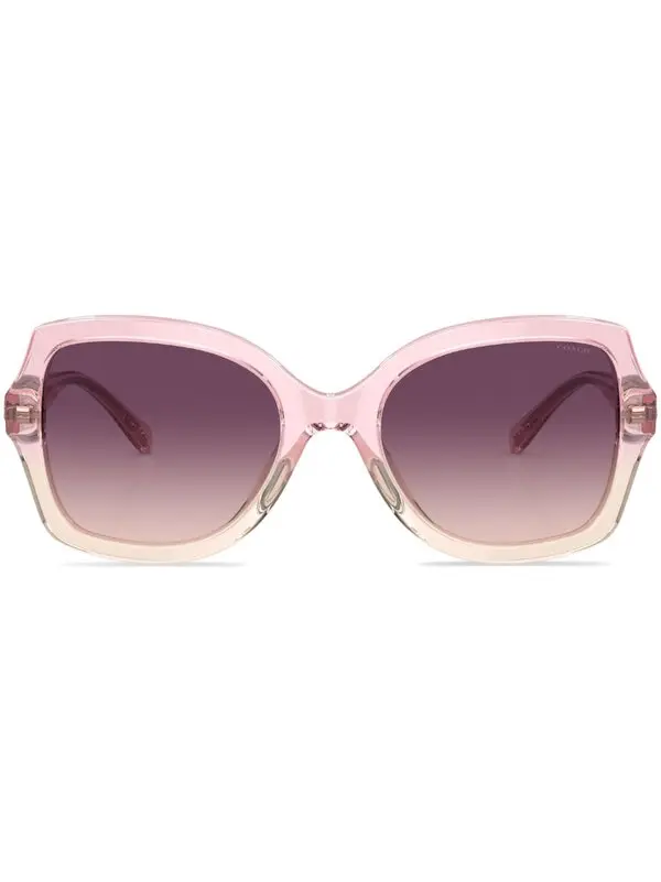 Coach Gradient-Effect Sunglasses In Pink - 30% Off  display picture 3