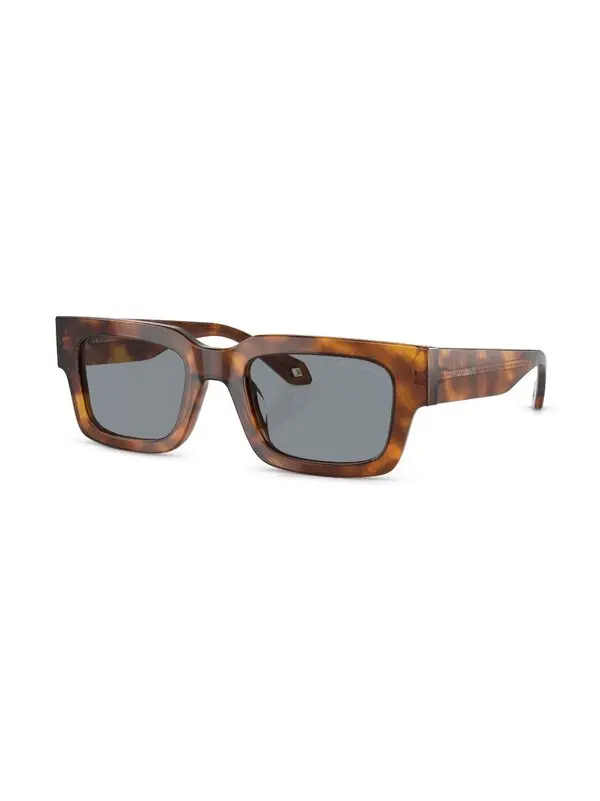 Giorgio Armani Rectangle-frame Sunglasses - Red