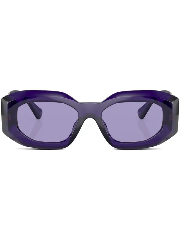 Versace Geometric-frame Sunglasses - Purple