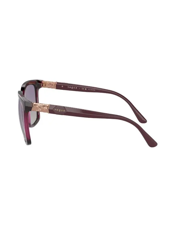 VOGUE EYEWEAR Square-frame Sunglasses - 29898j Transparent Cherry
