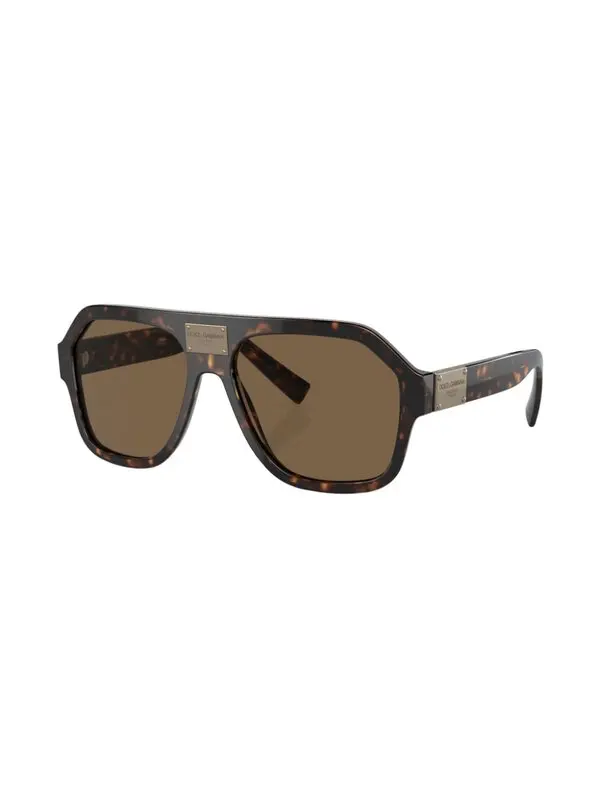 Dolce & Gabbana Logo-plaque Sunglasses