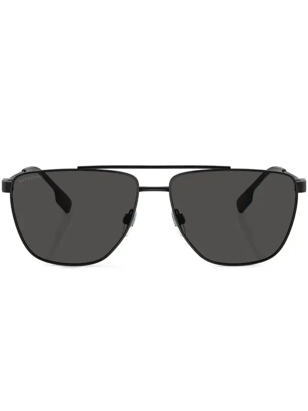Burberry Blaine Pilot-frame Sunglasses - Black