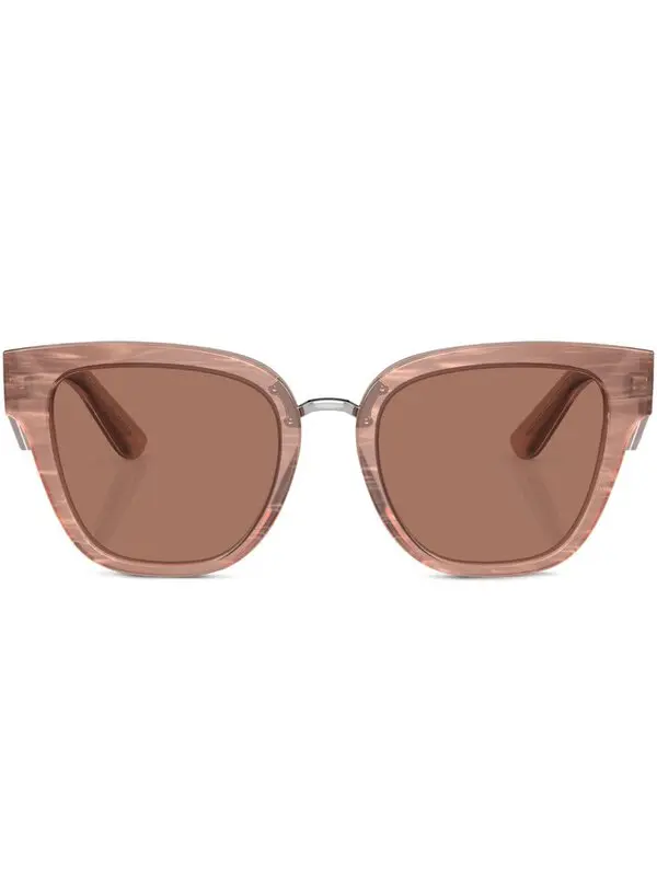 Dolce & Gabbana Tortoiseshell Cat-eye Sunglasses - Brown
