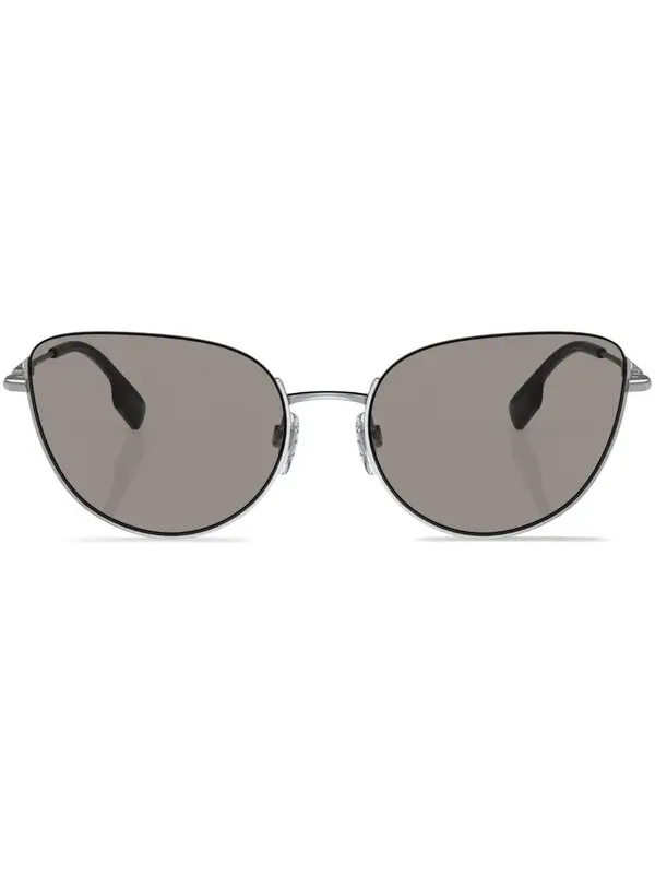 Burberry Harper Cat-eye Frame Sunglasses - Silver