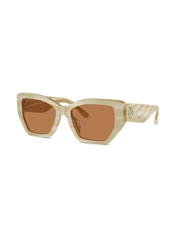 Tory Burch Cat-eye Frame Sunglasses - White