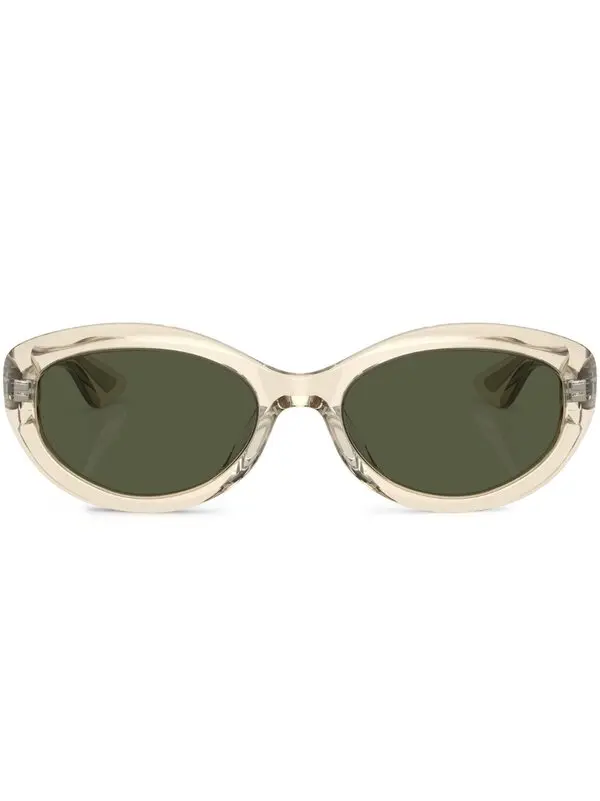 Oliver Spencer Round-frame Sunglasses - Yellow
