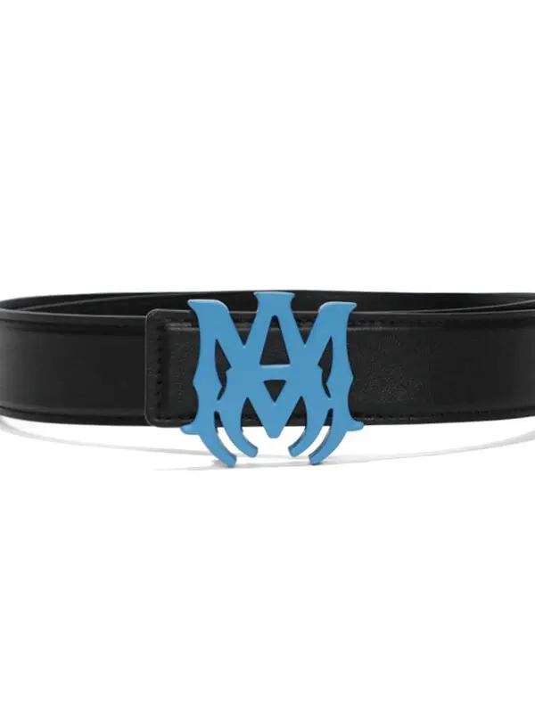 Amiri Logo-buckle Leather Belt