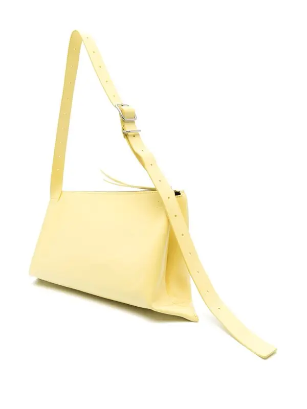 JIL SANDER Medium Folded Leather Shoulder Bag