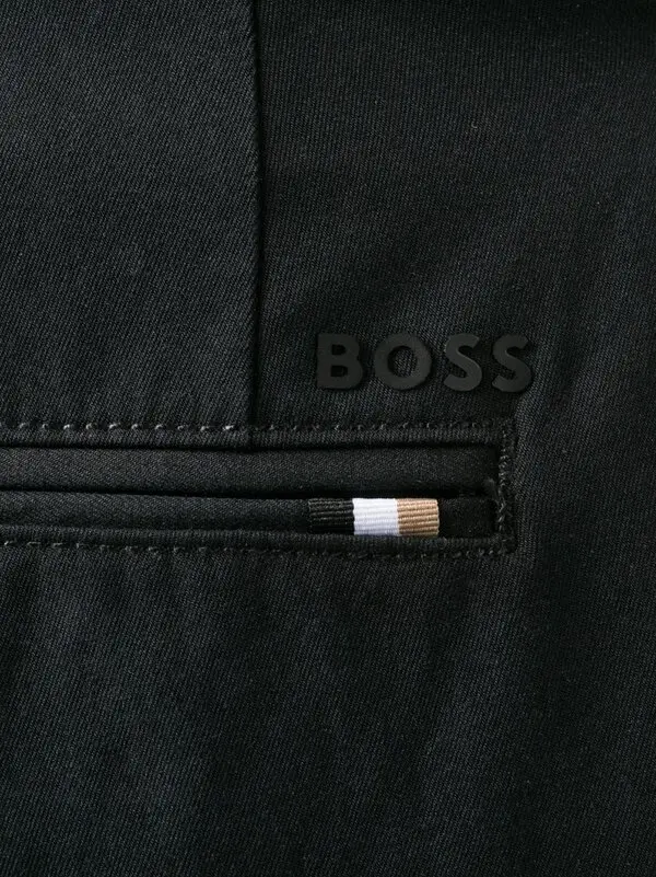 BOSS Stretch Cotton Slim-fit Trousers